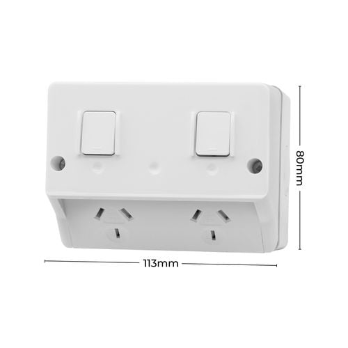 DETA Grid Connect Smart Outdoor Double Power Point - Bunnings New Zealand