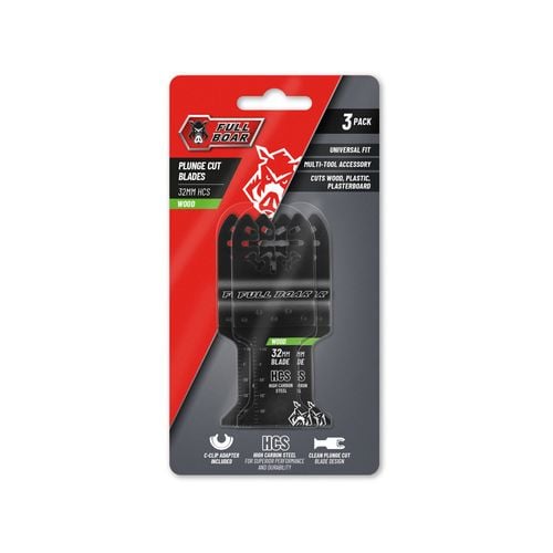 Full Boar 32mm Wood Flush Cut Multi-Tool Blade - 3 Pack - Bunnings ...