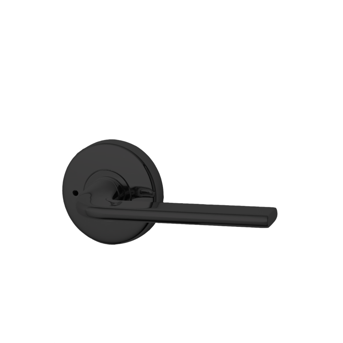 Lockwood Nero Matt Black Velocity L4 Privacy Lever Set - Bunnings New ...