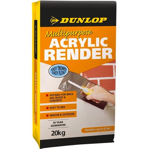 Dunlop 20kg Multipurpose Acrylic Render - Bunnings Australia