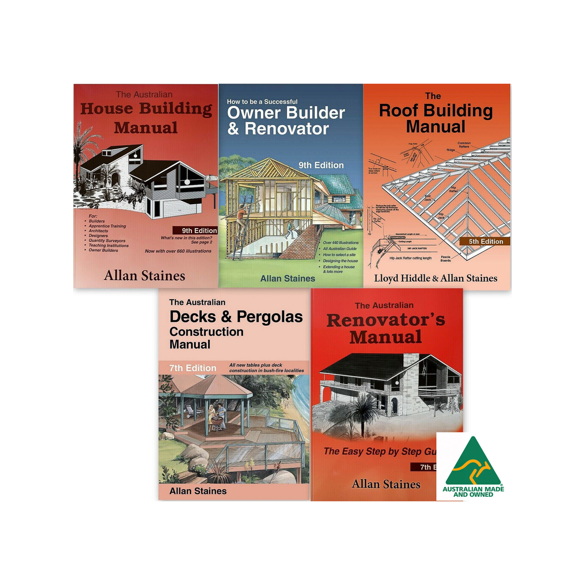 House Building And Renovation Pack 5 Allan Staines Books - Bunnings ...