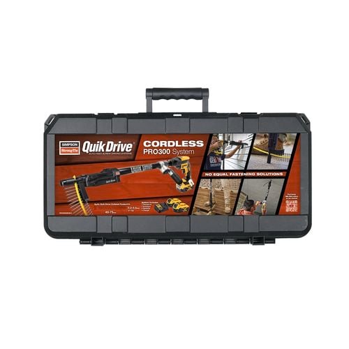 Simpson Strong-Tie Quik Drive PRO300 Cordless Auto-Feed Screw Driving ...