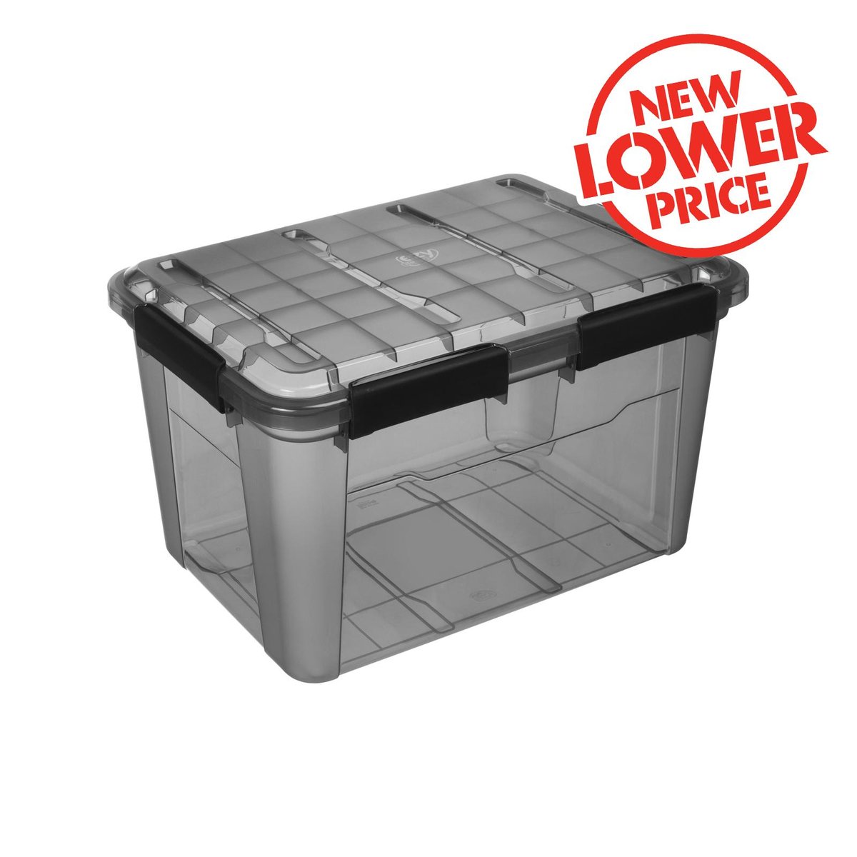 Ezy Storage 50L Grey Waterproof IP67 Storage Container - Bunnings Australia
