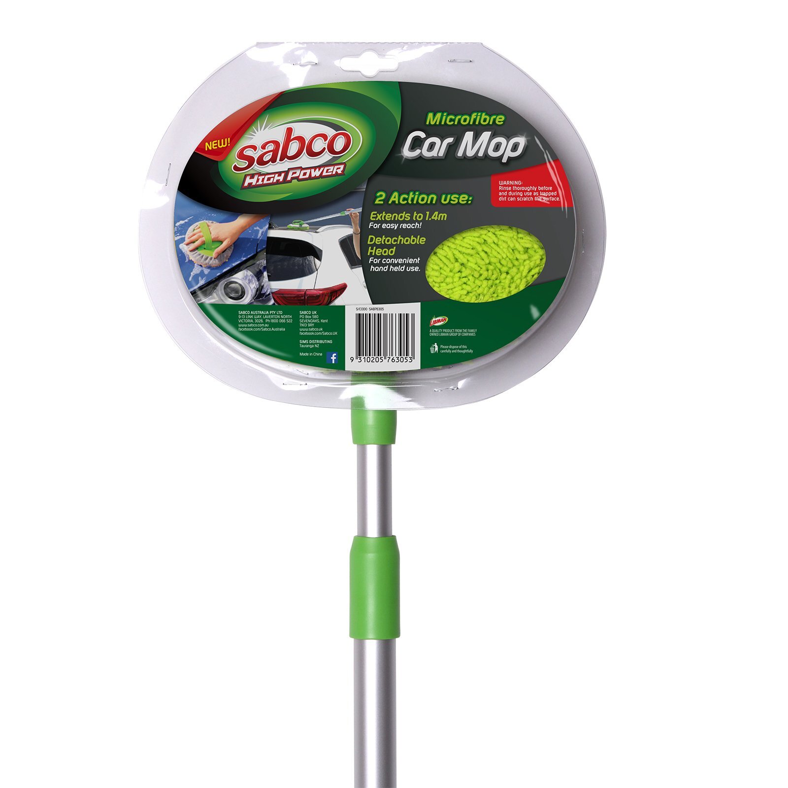 Sabco High Power Microfibre Car Mop - Bunnings New Zealand