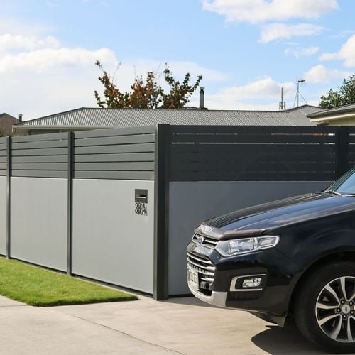 Sector Panel Fencing 1.5/0.3 x 2420mm Styleline Panel - Grey Friars ...