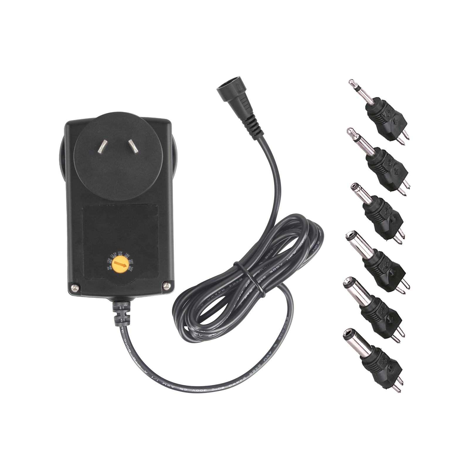 Antsig 9-24 VDC Multi Voltage Power Supply With Plug Adaptors ...