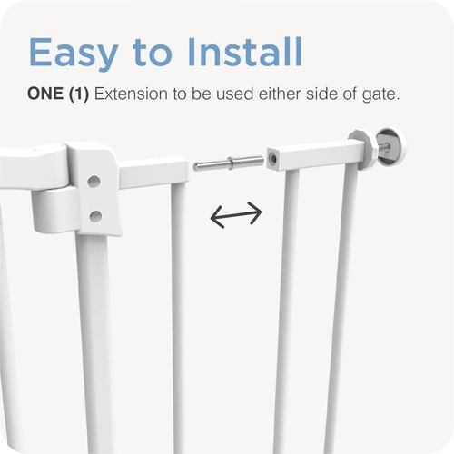 Perma Child Safety 30cm White Baby Gate Extension - Bunnings Australia
