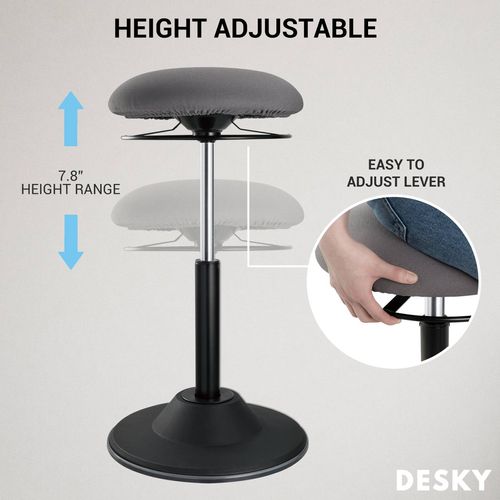 Desky Sit Stand Bar Active Stool - Bunnings Australia