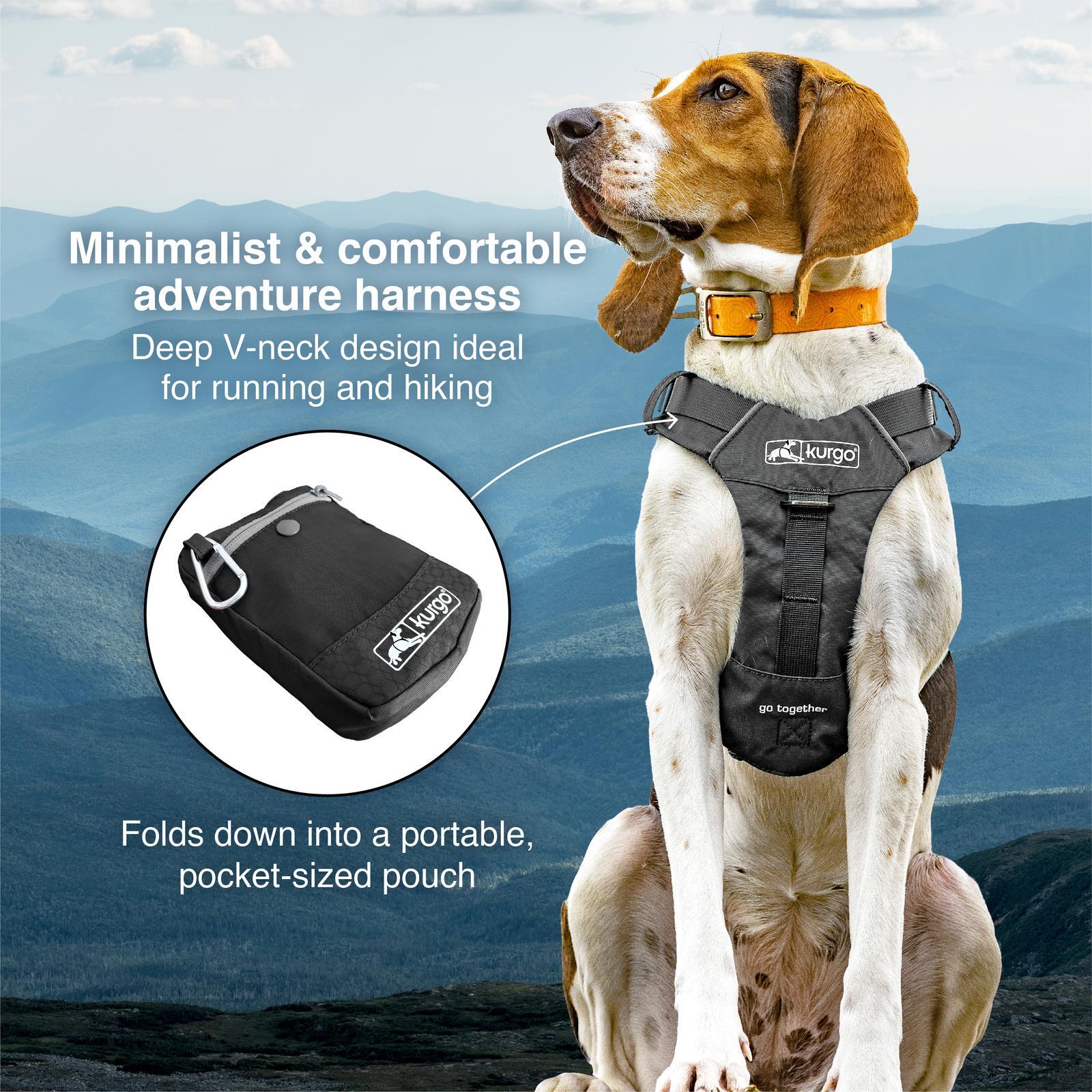Kurgo Black Stash N Dash Harness - Medium - Bunnings Australia