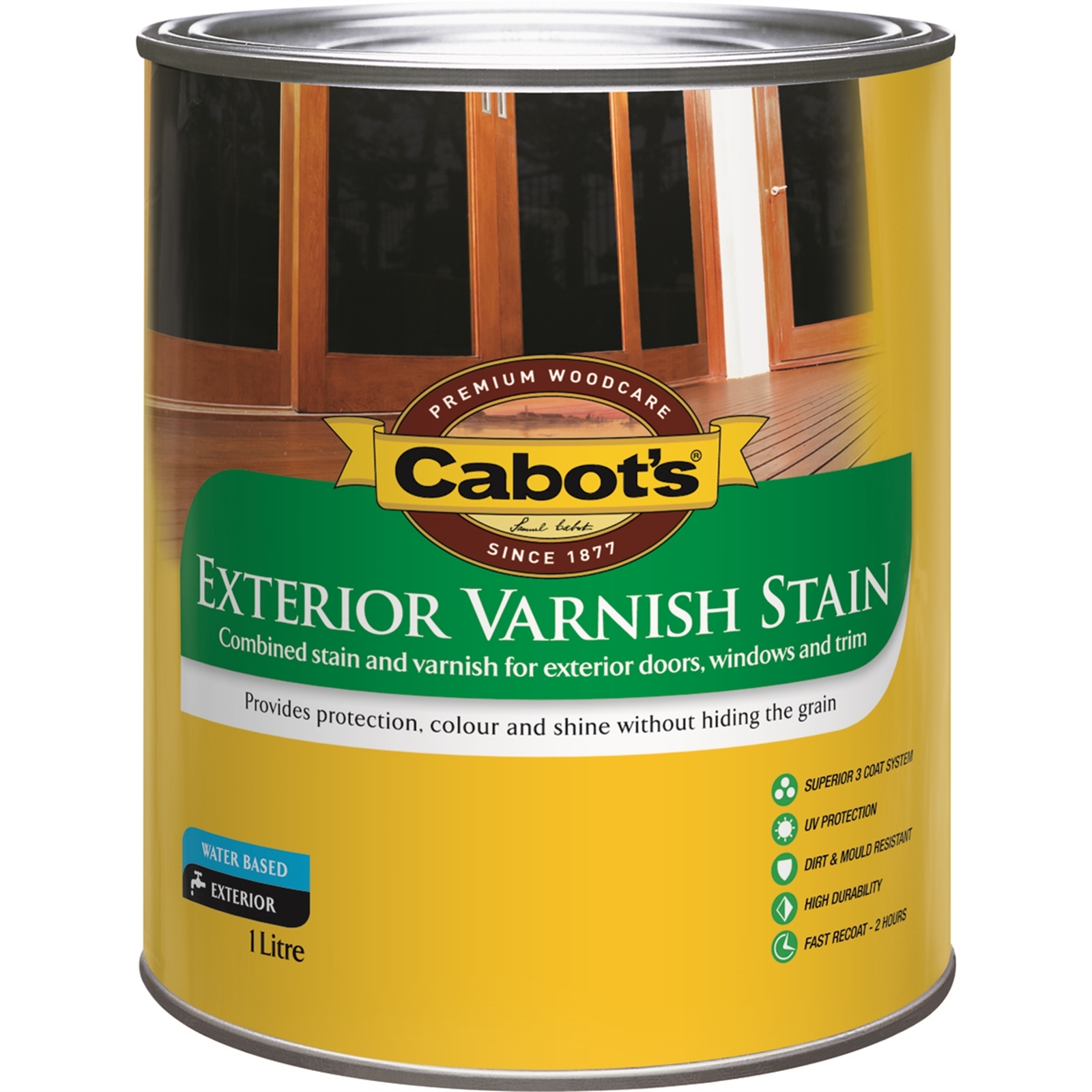 Cabot's 1L Teak Exterior Varnish Stain - Bunnings Australia