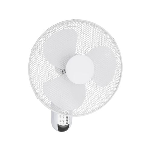 Click 40cm White Remote Controlled Wall Fan - Bunnings Australia