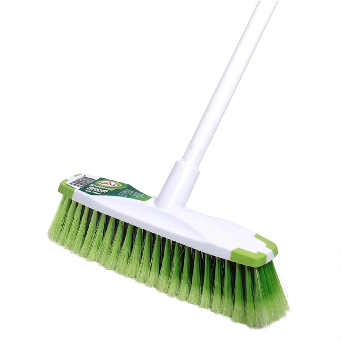 Sabco White Medium Duty Broom With Protective Bumpers - Bunnings New ...