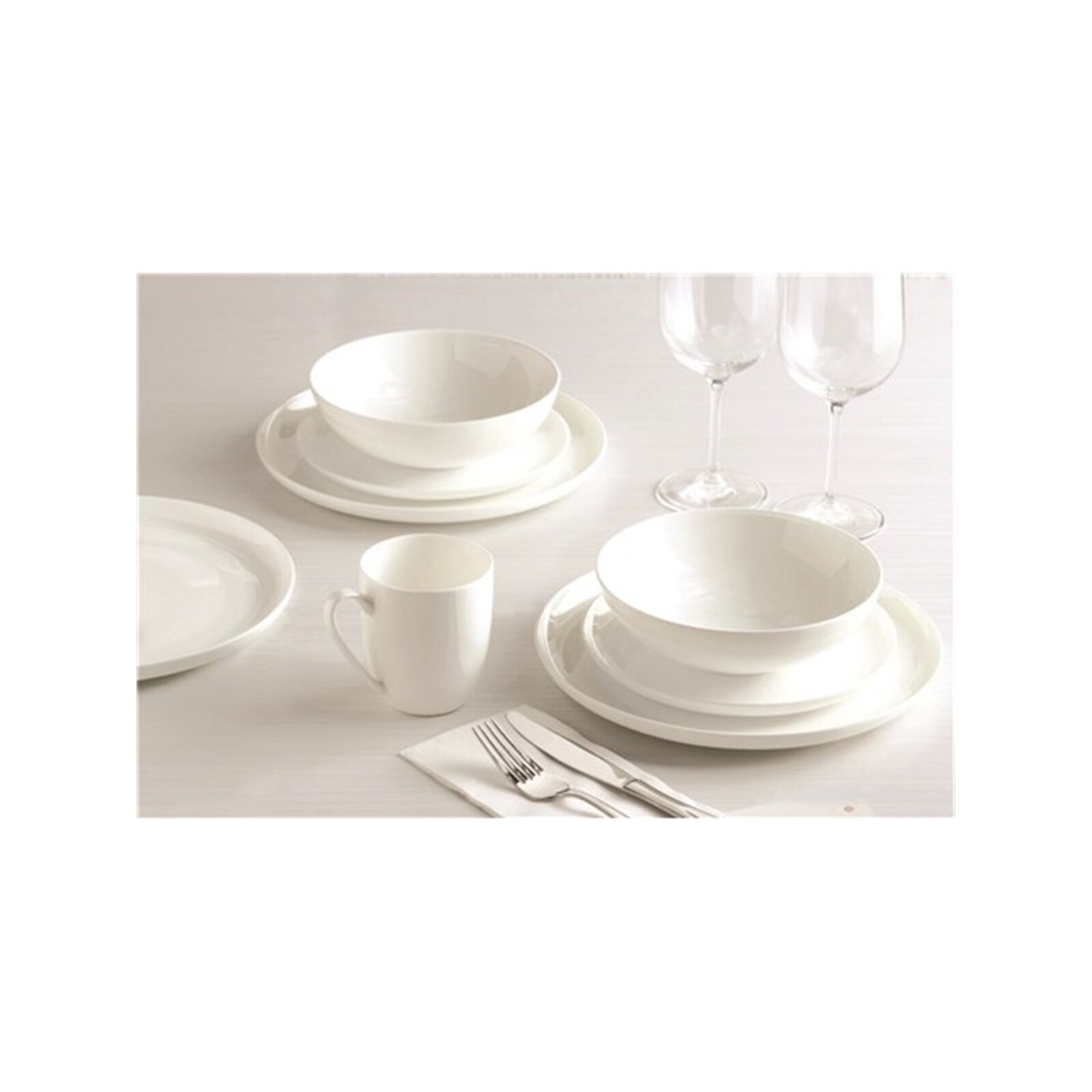 Alex Liddy Aquis 12 Piece Coupe Dinner Set - Bunnings Australia