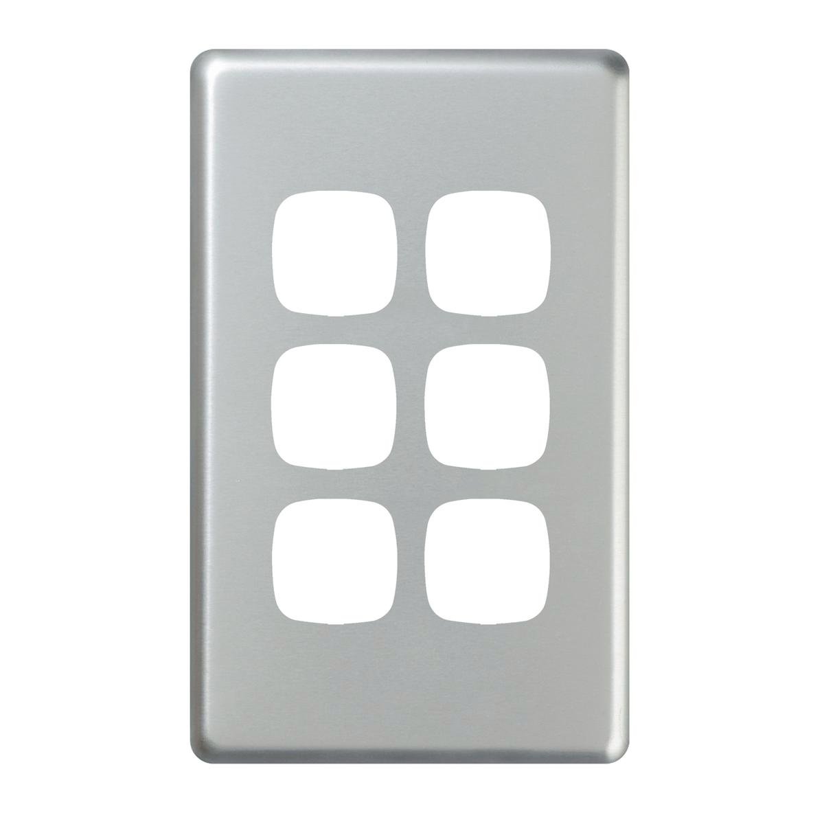 HPM Excel 6 Gang Coverplate - Bunnings Australia