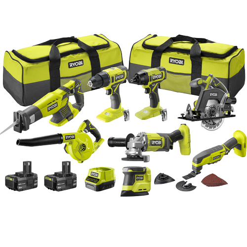 Ryobi 18v One 8 Tool Combo Kit