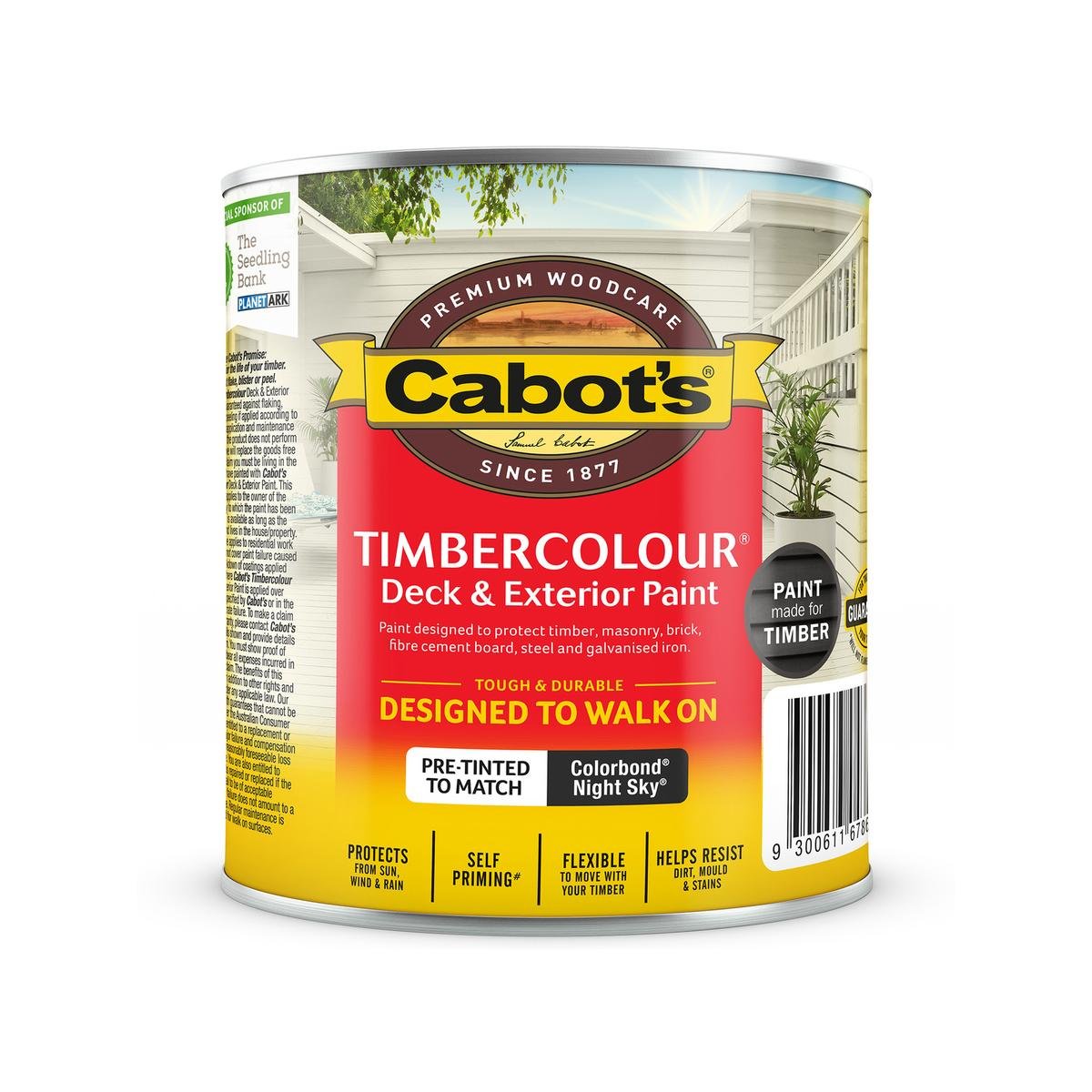 Cabot's 500ml Colorbond Night Sky Timbercolour Deck & Exterior Paint ...