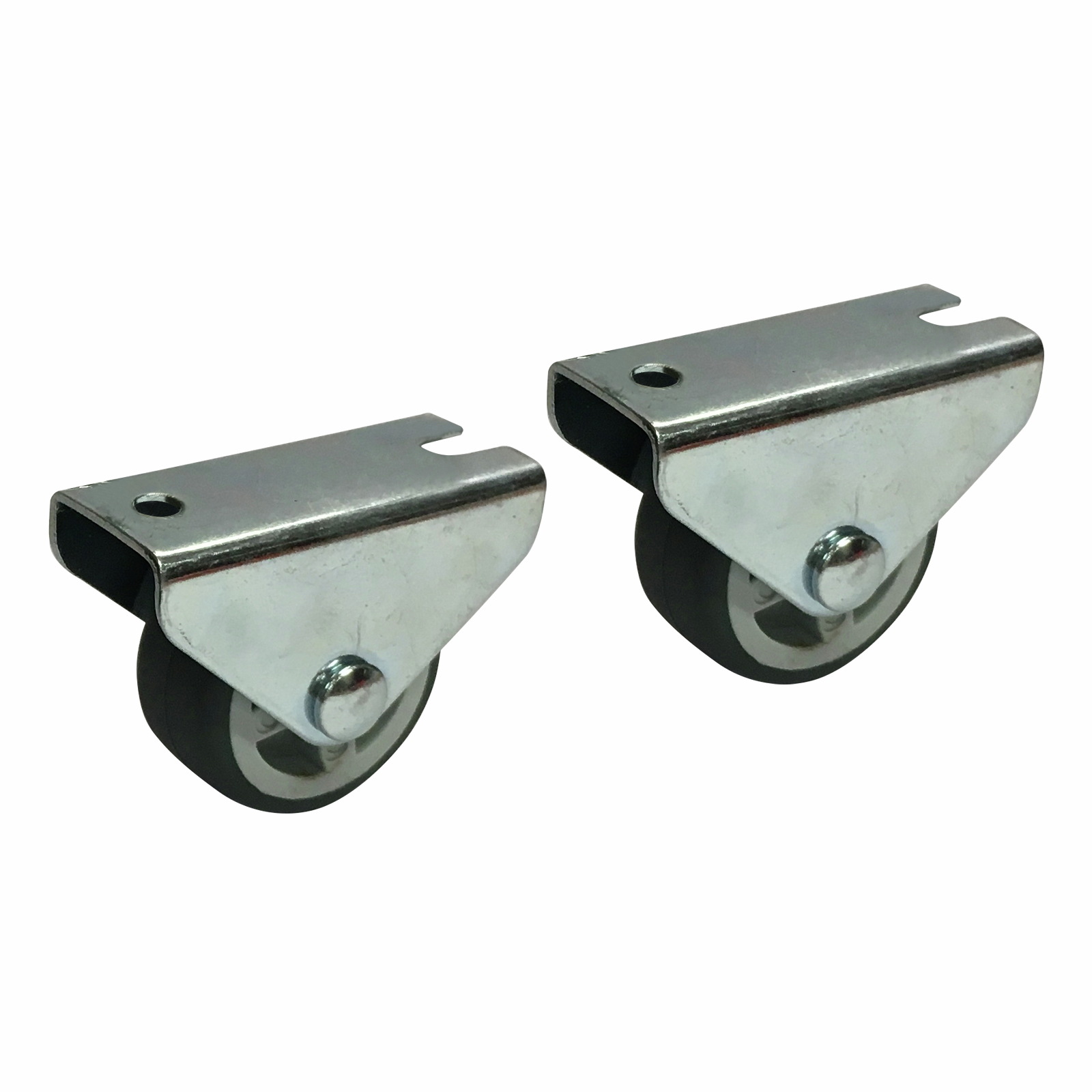 Move It 30mm 20kg Grey TPR On Polypropylene Fixed Plate Castor - 2 Pack ...