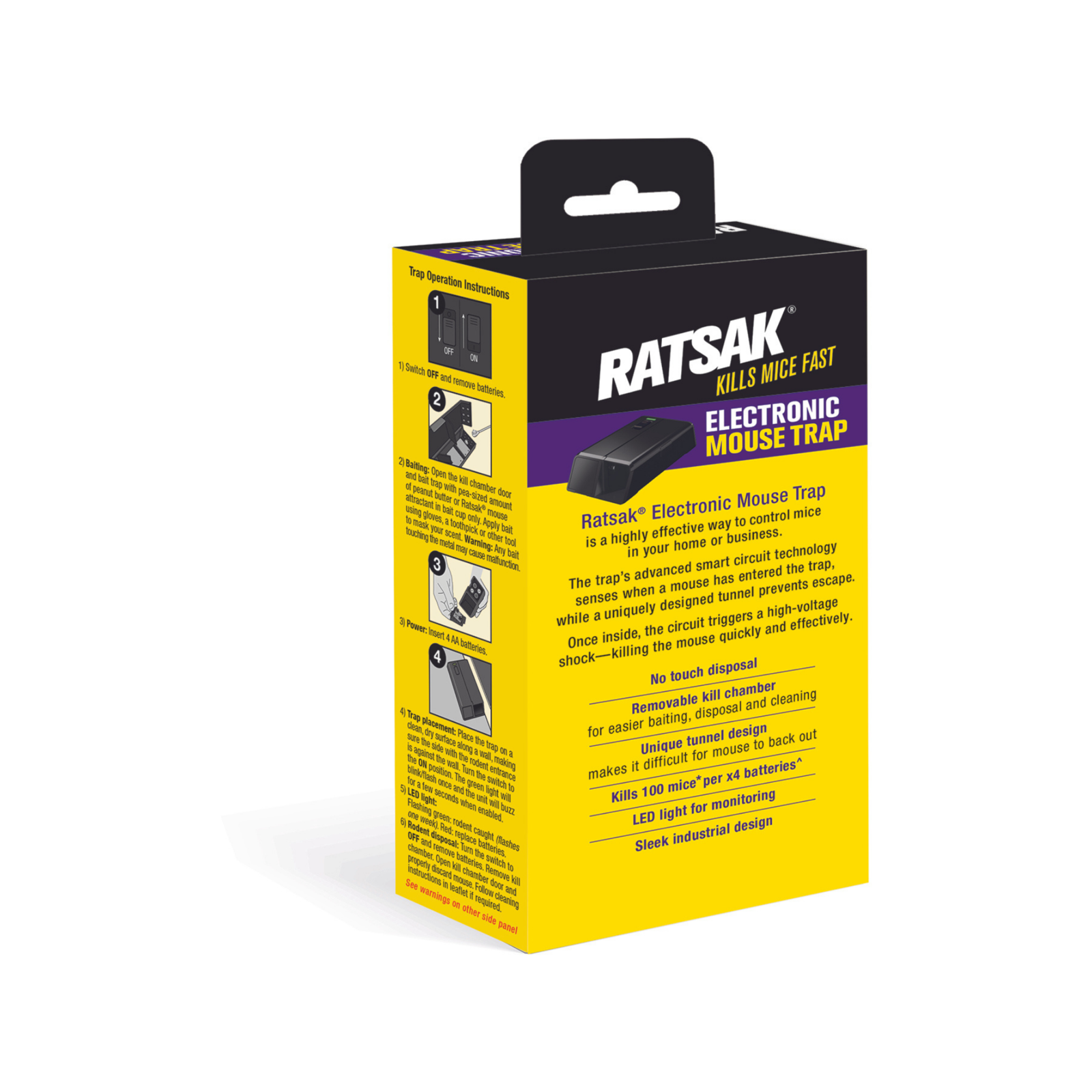 RATSAK Electronic Mouse Trap - Bunnings Australia