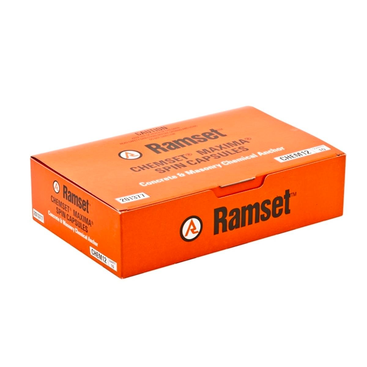 Ramset Chemset Capsule 12mm 10pk - Bunnings New Zealand