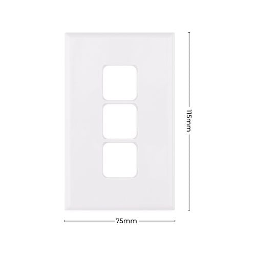 DETA X7 Grid Plate - 3 Gang - Bunnings New Zealand