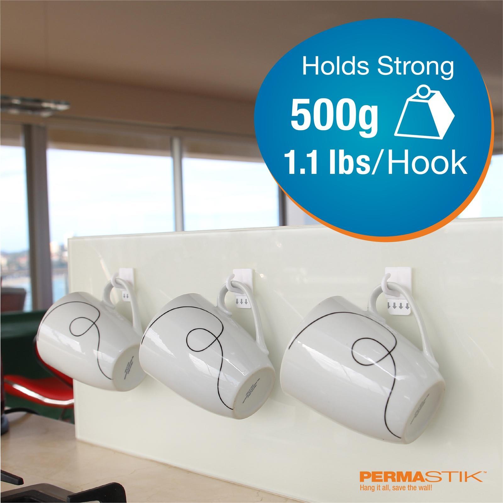 Permastik Mug Hooks - 10 Pack - Bunnings Australia