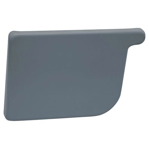 COLORBOND 115mm LH Quad Gutter Stop End - Ironstone - Bunnings Australia