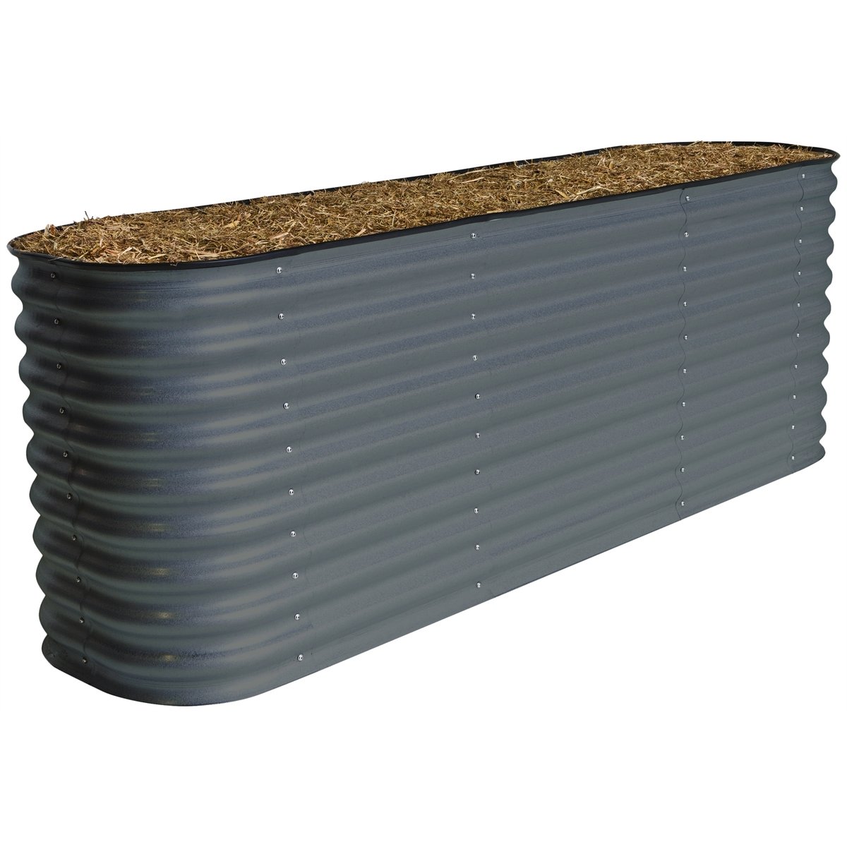 Birdies 740mm Slate Grey 9 In 1 Modular Raised Garden Bed - Bunnings ...
