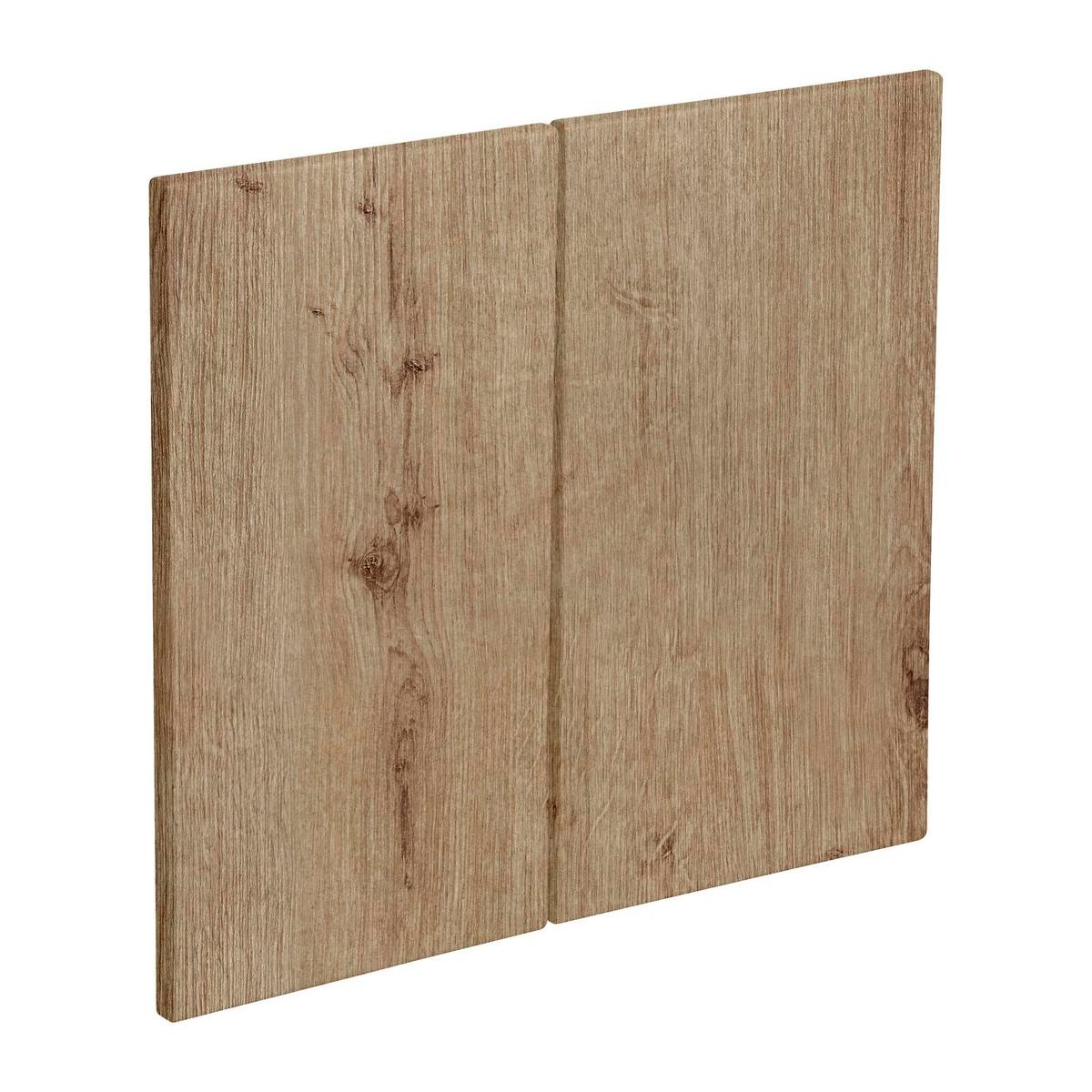 Kaboodle 600mm Spiced Oak Modern Medium Rangehood Doors - 2 Pack ...