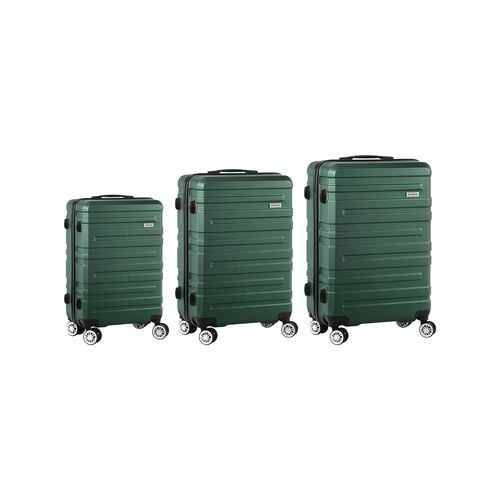 Mazam 3PCS Luggage Suitcase Set TSA Lock Green - Bunnings Australia