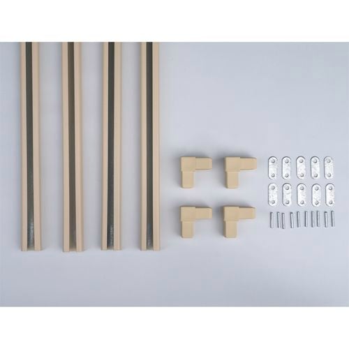 Matrix 2425 x 1220 x 28mm C-Channel Frame Kit - Smooth Cream (Colorbond ...