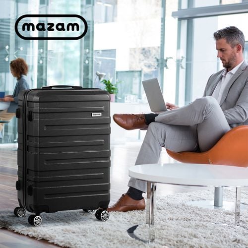 Mazam 28" Luggage Suitcase Tsa Lock Black - Bunnings Australia