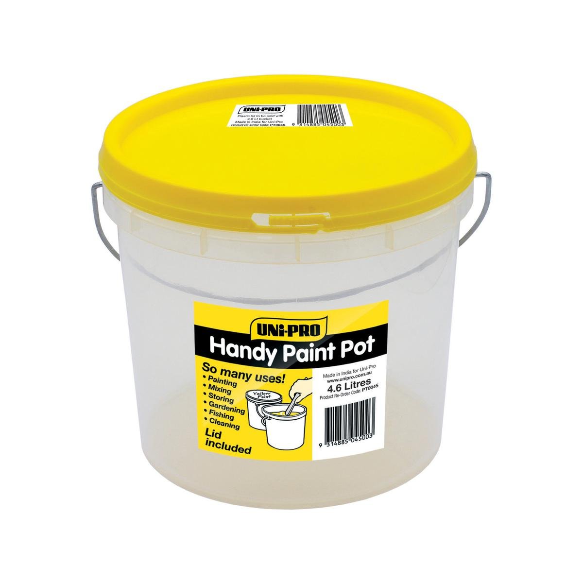 UNi-PRO 4.6L Painters Bucket With Lid - Bunnings Australia