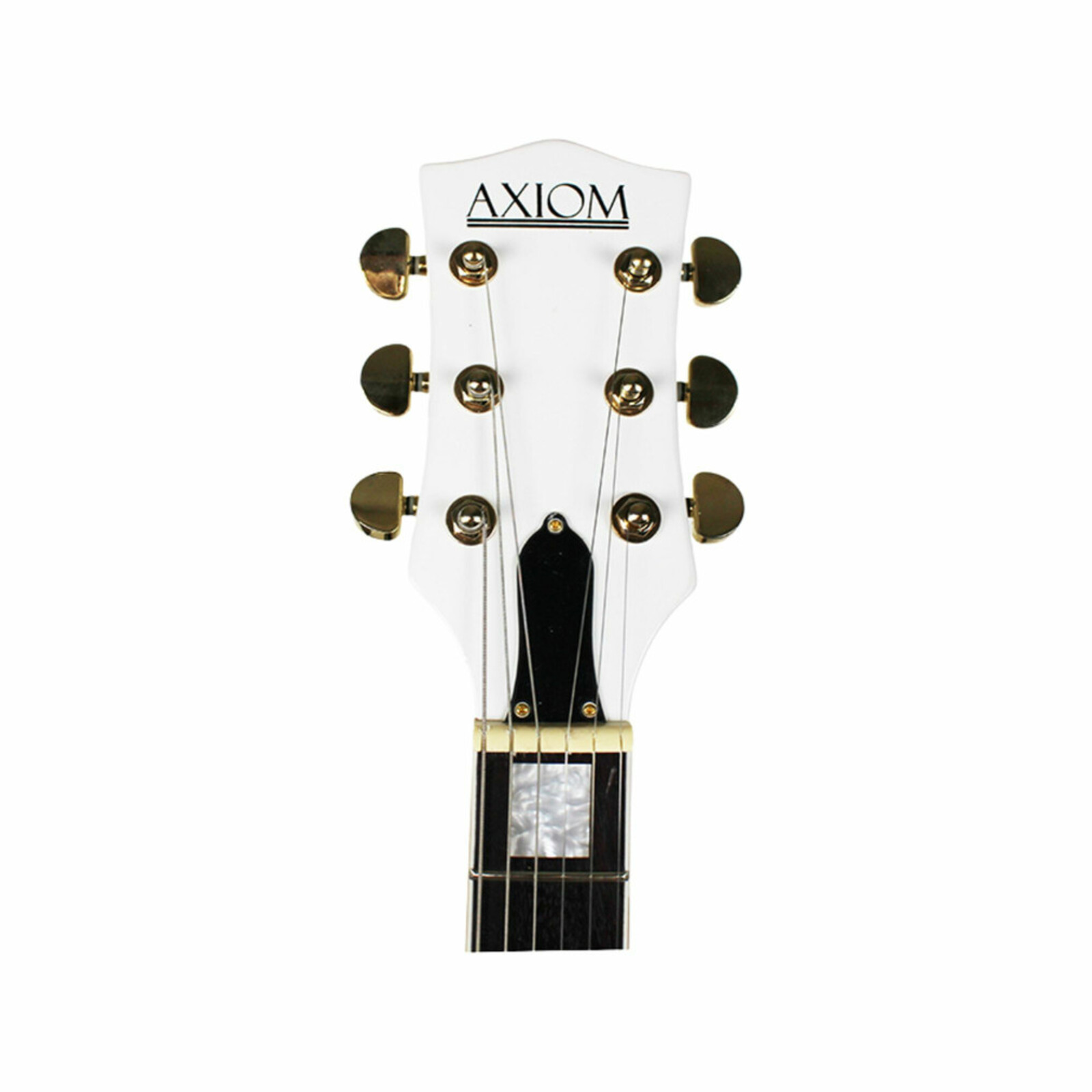 Axiom Columbia Archtop Electric Guitar - "White Bird" - Bunnings Australia