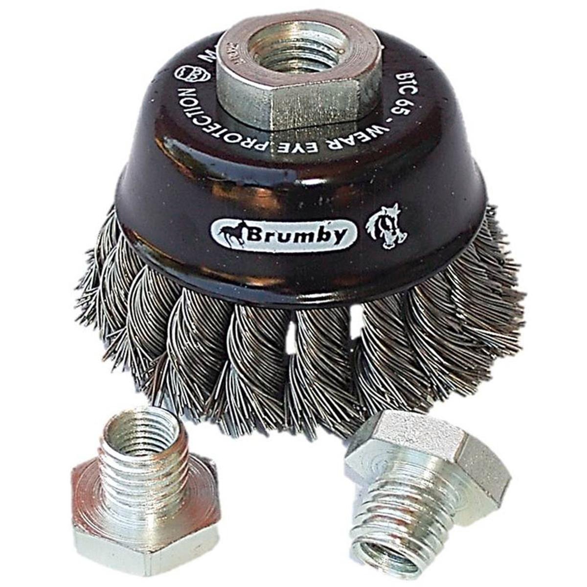 Josco Brumby Twistknot Cup Brush 75mm - Bunnings New Zealand