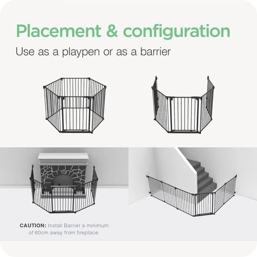 Perma Child Safety White Ultimate 3-in-1 Playpen Barrier - Bunnings New ...