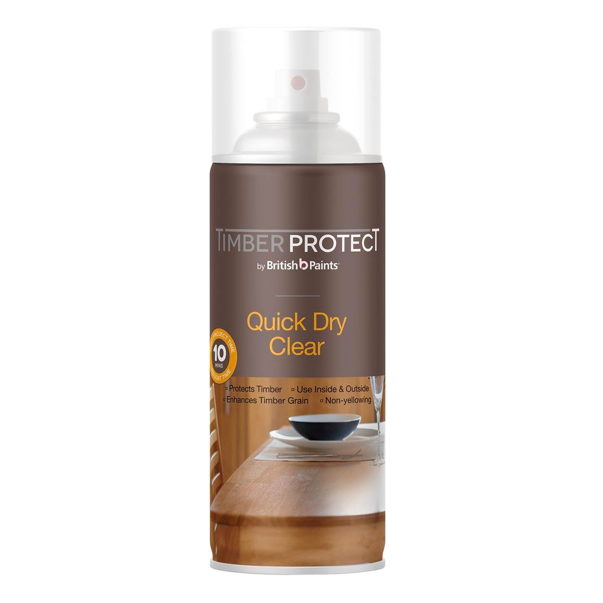 Timber Protect 300g Gloss Quick Dry Clear Varnish - Bunnings Australia