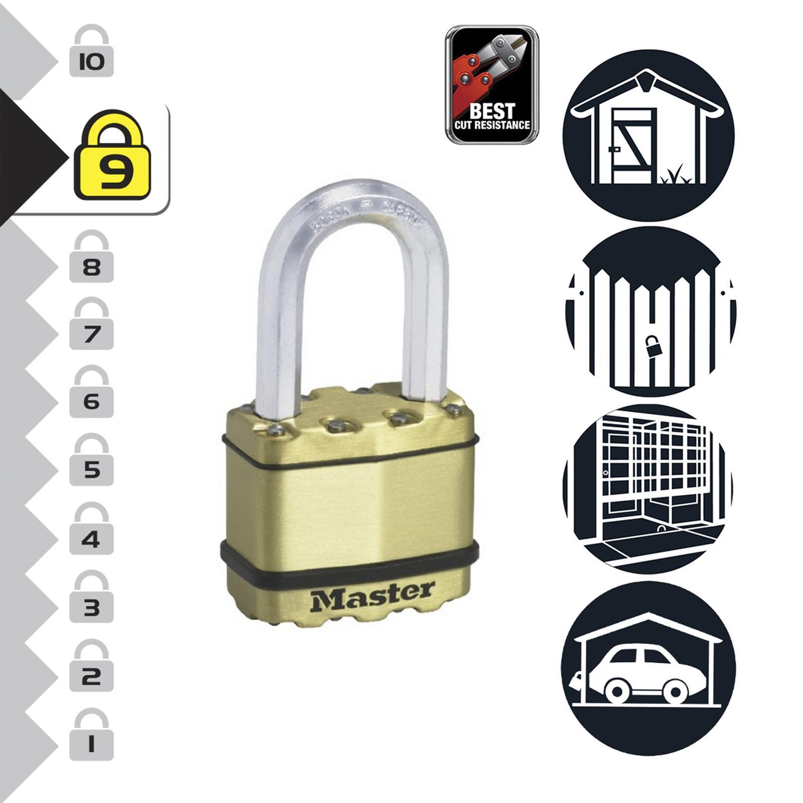 Master Lock 50mm Excell Padlock - Bunnings Australia