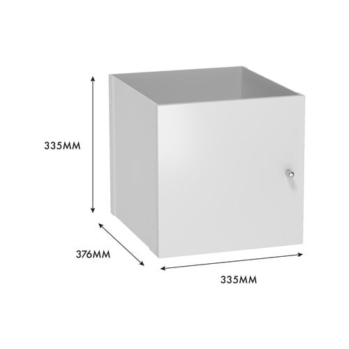 Flexi Storage Clever Cube 335 x 376 x 335mm White Gloss 1 Door Insert ...