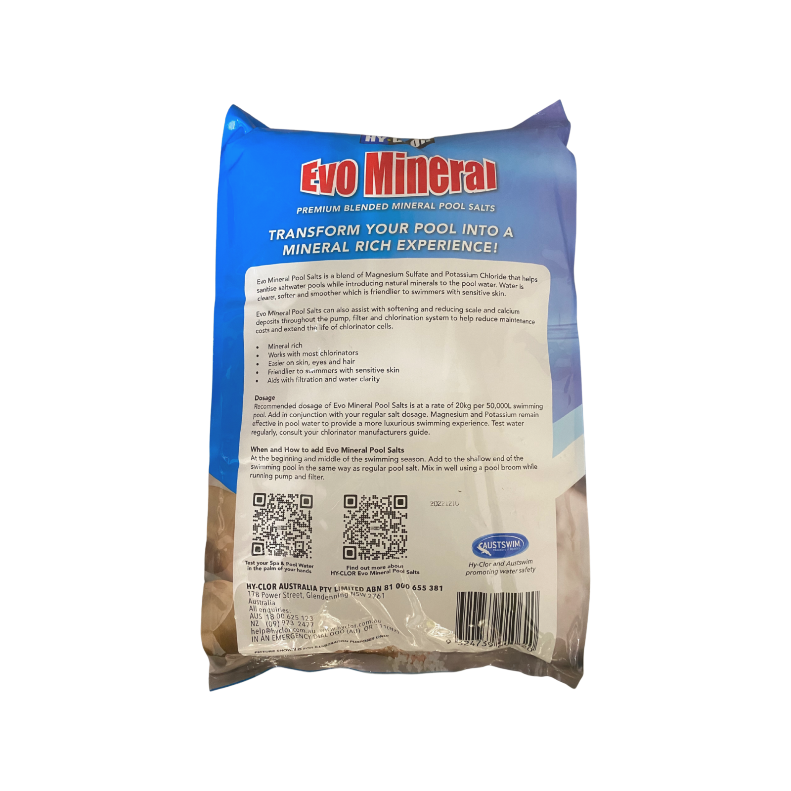 Hy-Clor 10kg Evo Mineral Salt - Bunnings Australia