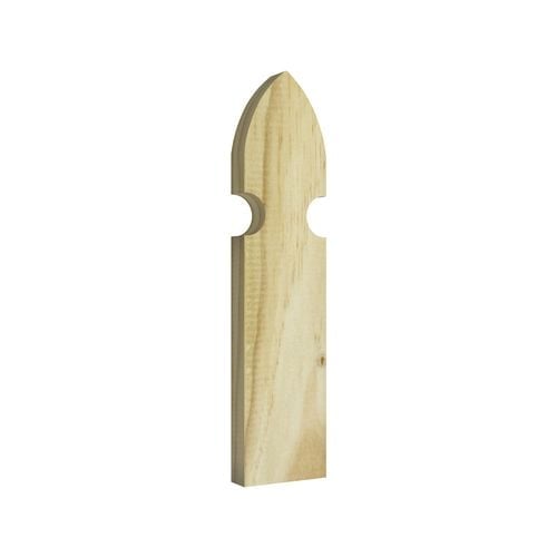 Genia Outdoor 68 x 19mm 0.9m Gothic Timber Picket - Bunnings New Zealand