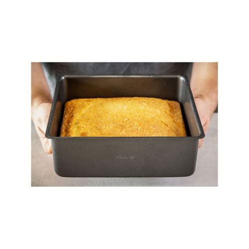 Mastercraft 25cm Heavy Loose Base Non-stick Square Deep Cake Pan ...