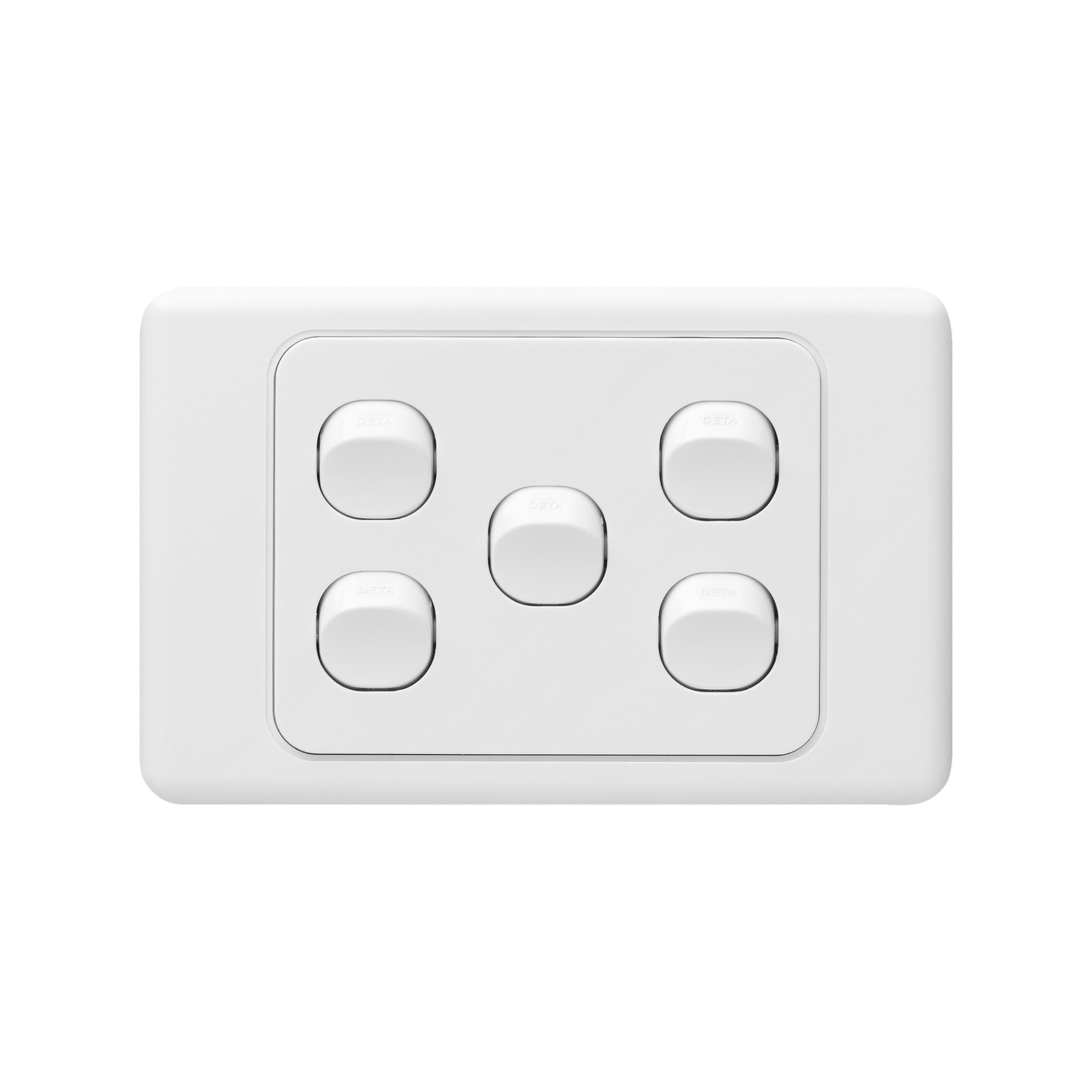 DETA Five Gang Switch - Bunnings Australia