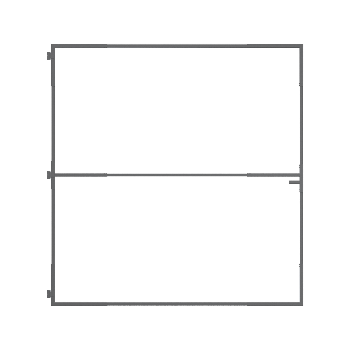 RapidFence 1200 x 1870mm Grey Adjustable Steel Gate Frame Kit ...