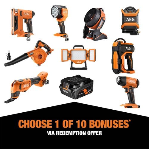 AEG 18V 3 Piece Force Brushless Combo Kit - Bunnings New Zealand