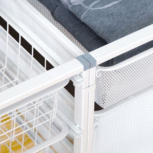 Flexi Storage Home Solutions White Basket Frame Joiner - 4 Pack ...