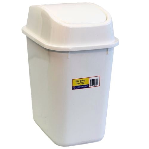 Icon Plastics 15L Swing Top Tidy - Bunnings Australia