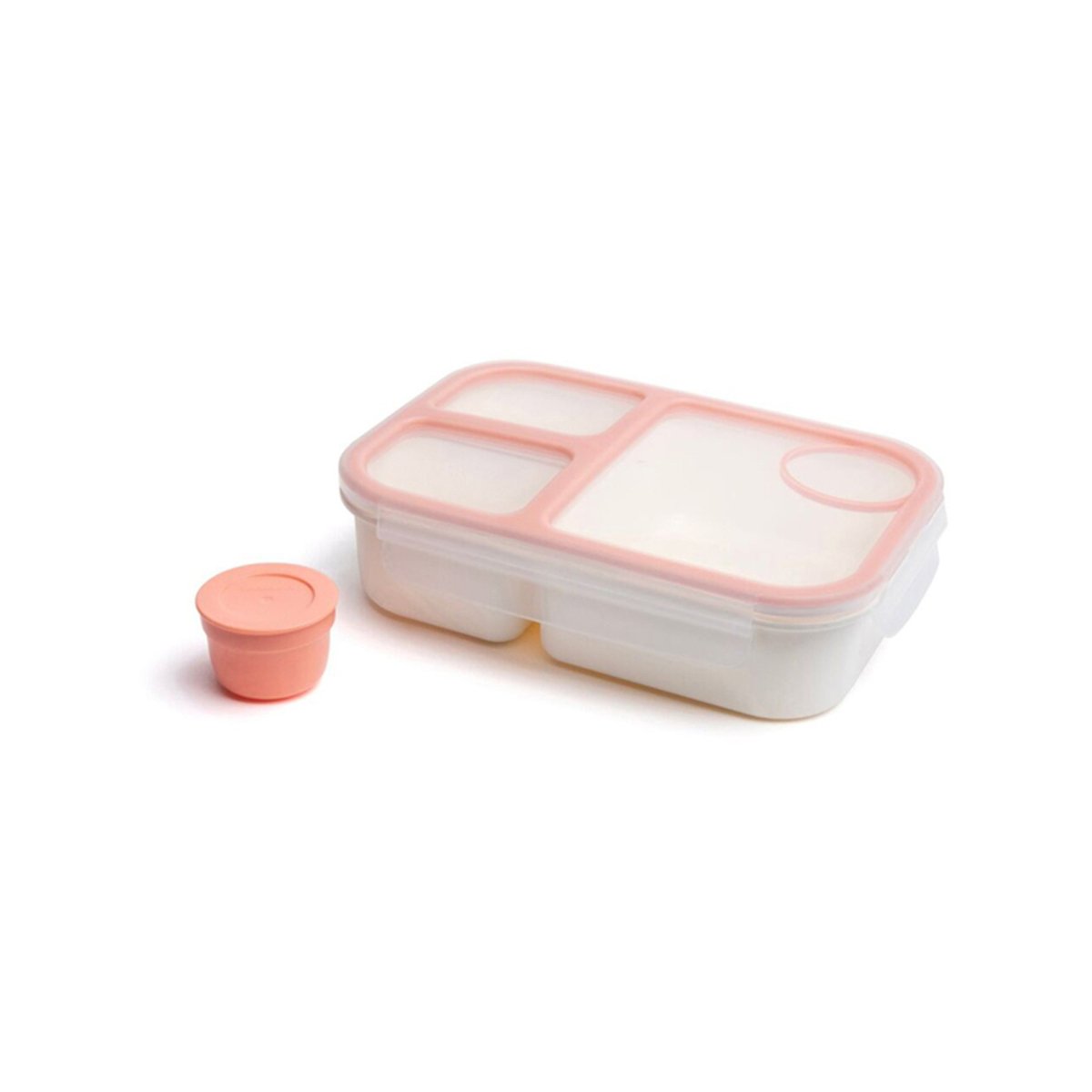 Locknlock 980ml To-go 3-compratment Airtight Bento Box Lunchbox - Pink ...