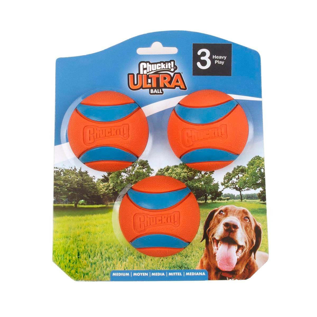 ChuckIt! Medium Ultra Ball - 3 Pack - Bunnings New Zealand