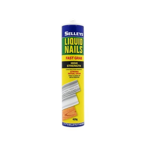 Selleys 420g Liquid Nails Fast Grab Strong Adhesive - Bunnings Australia
