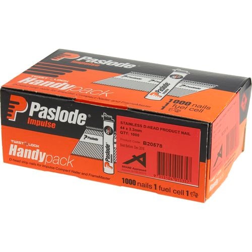 Impulse 44 x 3.15mm Stainless Steel D Head Nail - 1000 Pack - Bunnings ...